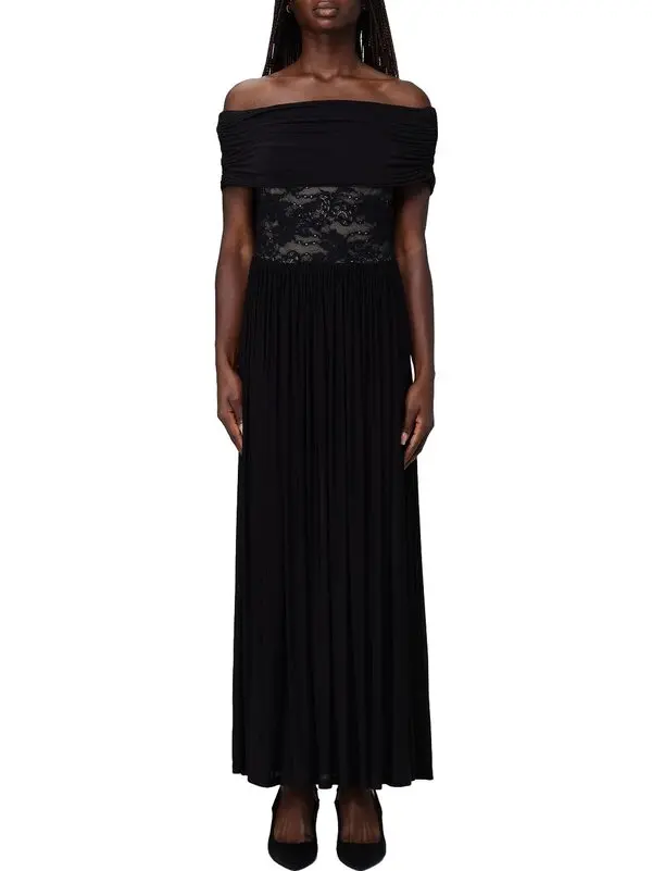 Zimmermann Off-the-shoulder Lace Bodice Maxi Dress - Black