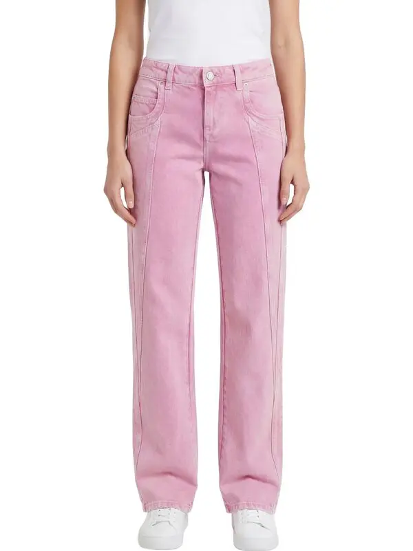 Isabel Marant Étoile Jaylis Denim Jeans - Pink
