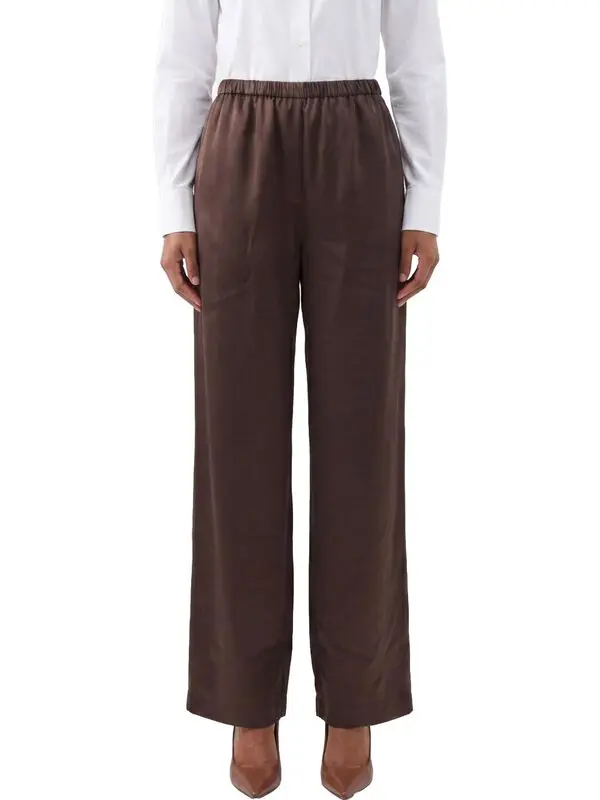 FERRAGAMO Palazzo Pants - Coffee