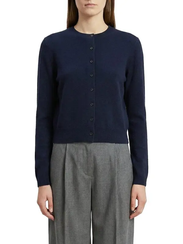 LISA YANG Cropped Cardigan - Blue