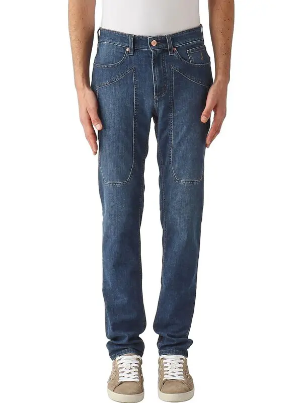 JECKERSON Slim Fit Stretch Denim Jeans - Blue 3