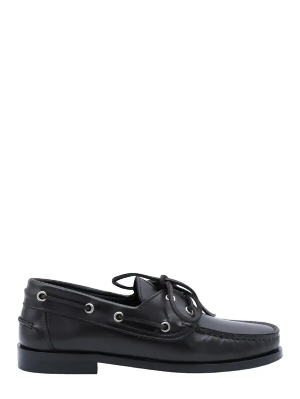 AeydĒ Leather Boat Shoes - Brown