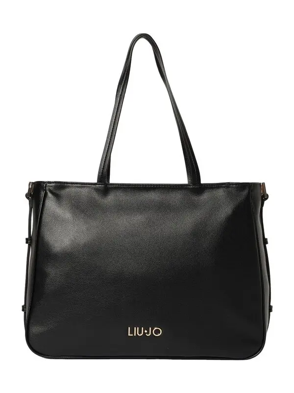 Liu Jo Faux Leather Arezu Tote Bag - Black