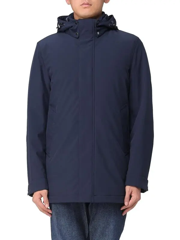 Woolrich Hooded Parka Jacket - Blue