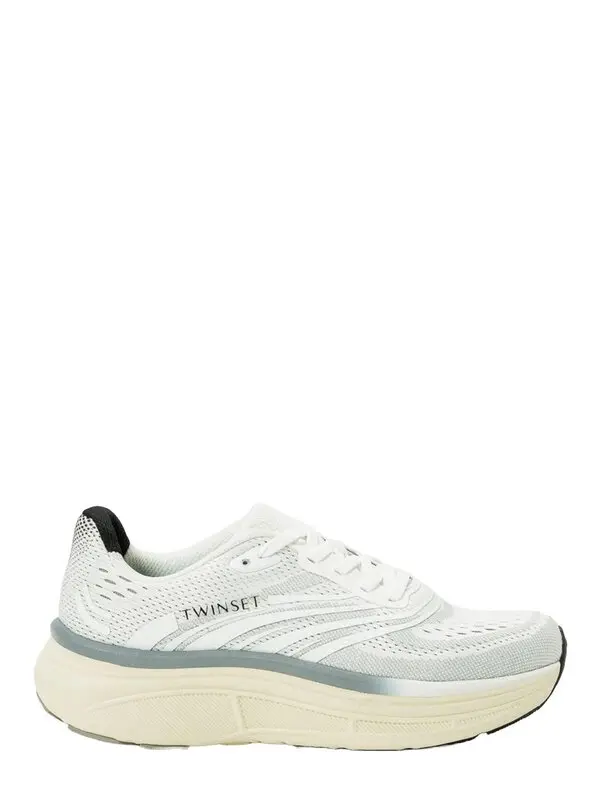 TWINSET Athletic Lace-up Sneakers - White
