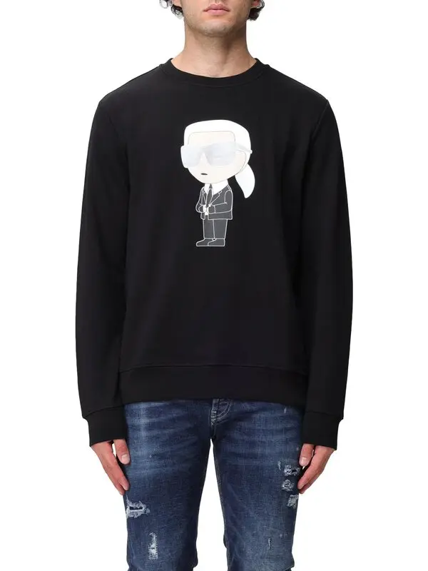 Karl Lagerfeld Graphic Sweatshirt - Black