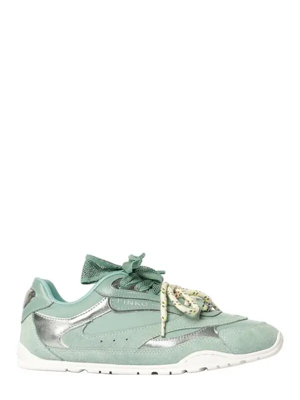 Pinko Lace-up Trainers - Blue