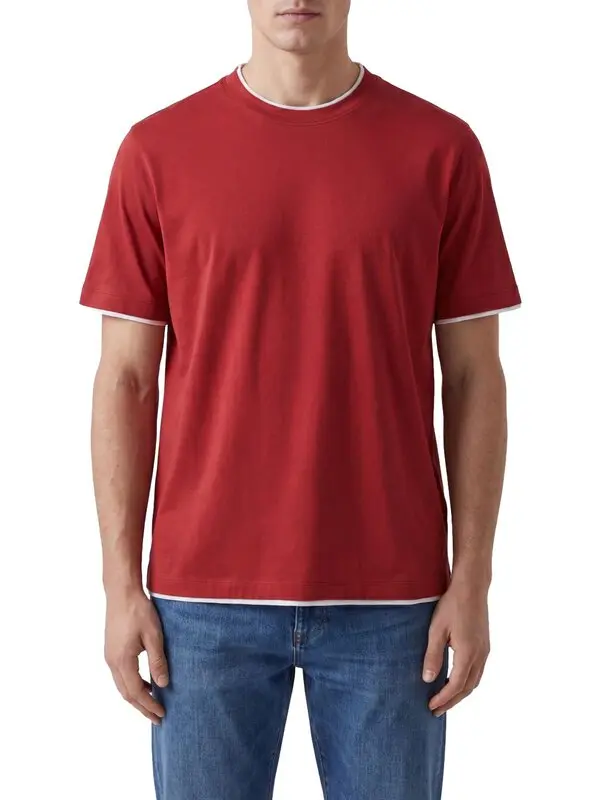 Brunello Cucinelli T-shirt Colour - Cherry