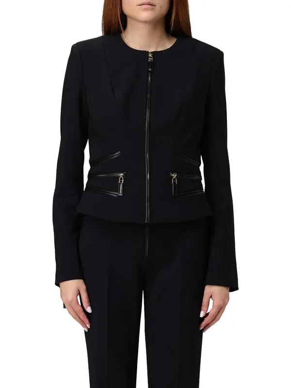Elisabetta Franchi Zip-up Jacket - Black