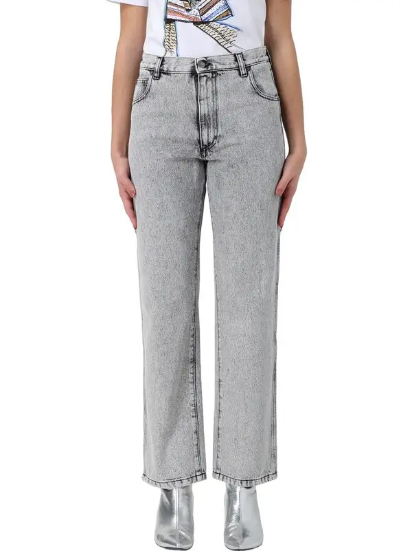 Missoni Acid Wash Straight Leg Jeans - Black
