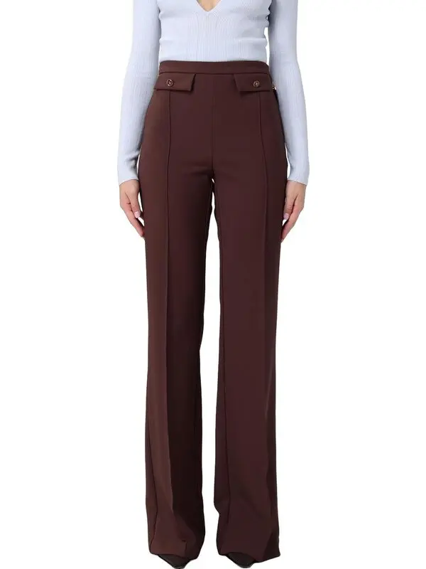 Elisabetta Franchi Tailored Trousers - Coffee