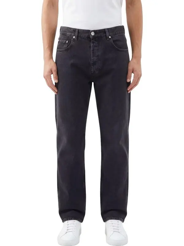 ICON DENIM LOS ANGELES Straight Denim Jeans - Black