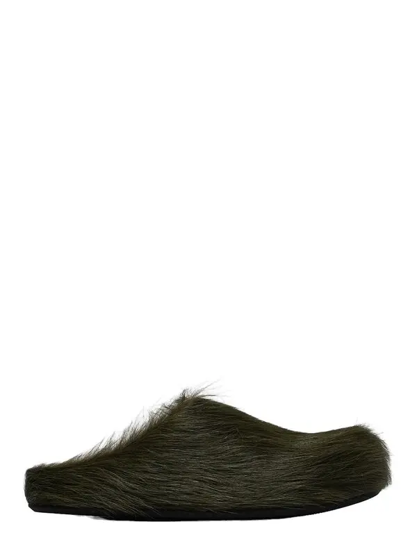 Marni Fur Mule - Sage