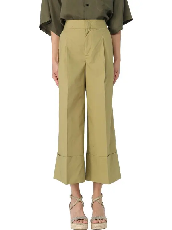 TWINSET Tailored Cropped Trousers - Grey
