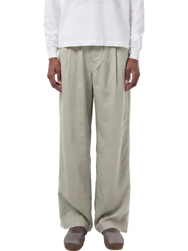Our Legacy Wide Viscose Blend Trousers - Grey