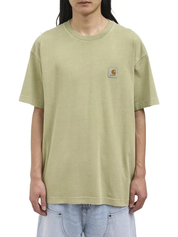 Carhartt Work In Progress Cotton T-shirt With Logo - Green