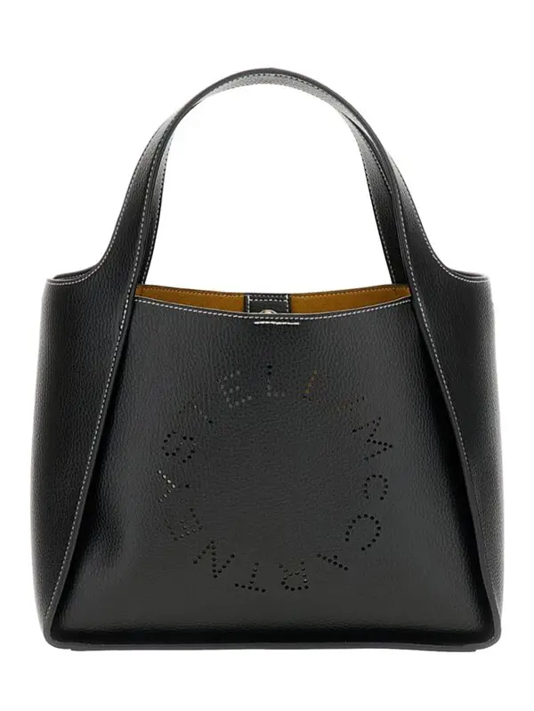 Stella McCartney Leather Tote Bag - Black