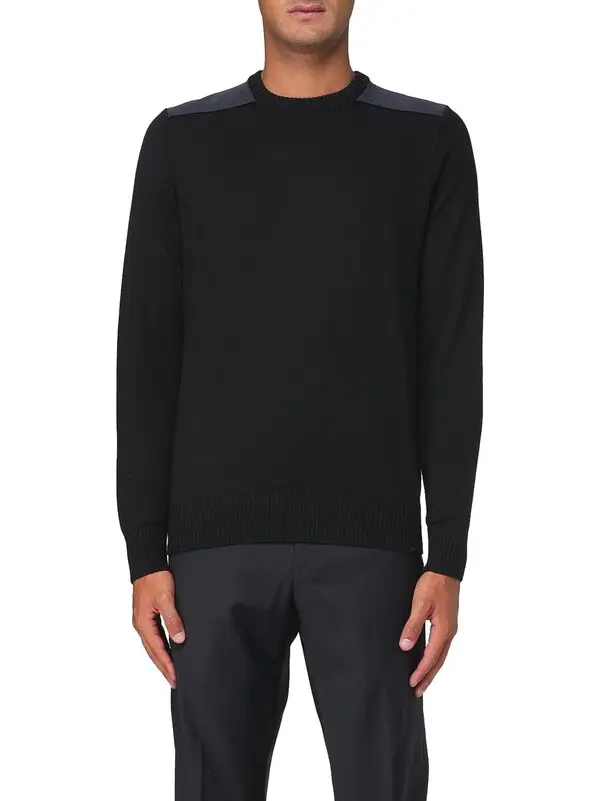 Paul & Shark Crew Neck Jumper - Black