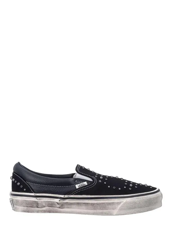 VANS Lx Classic Slip-on 98 Check Canvas Sneakers - Black