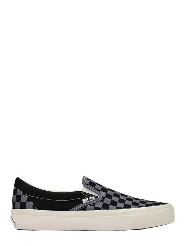VANS Lx Classic Slip-on 98 Check Canvas Sneakers - Grey