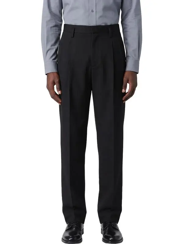 JIL SANDER Crêpe Tailored Trousers - Black