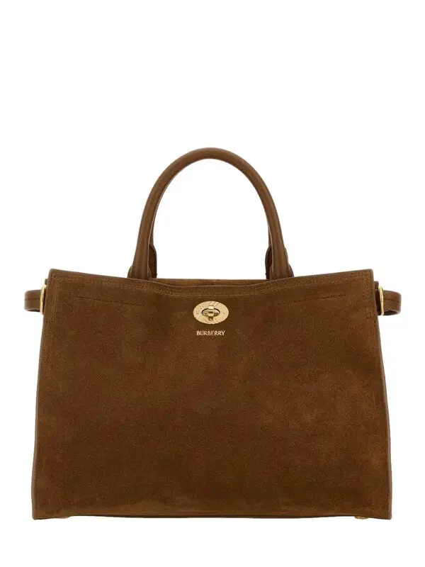 Burberry Cotswolds Suede Bag - Hazel
