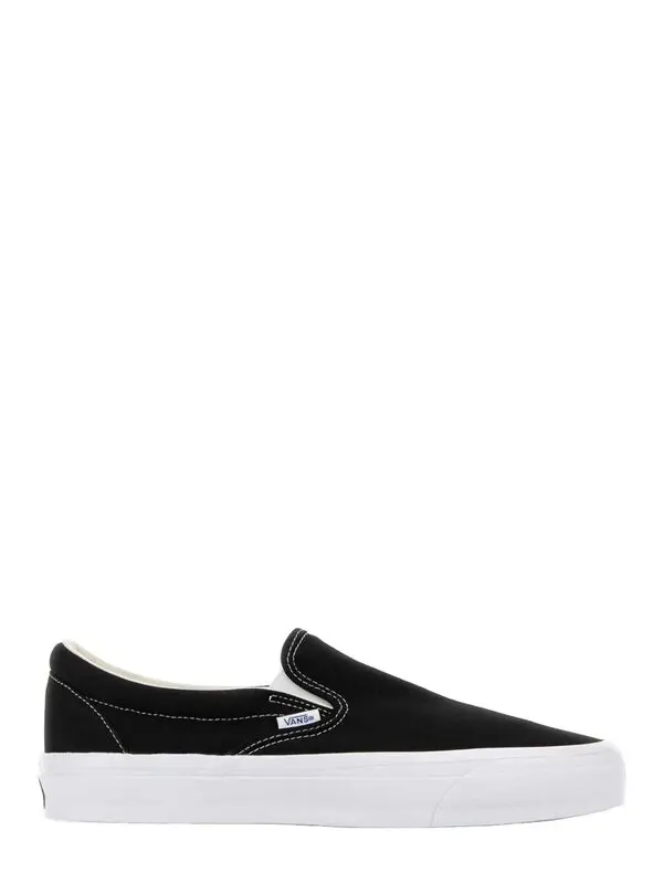 VANS Lx Classic Slip-on 98 Canvas Checked Sneakers - Black 1