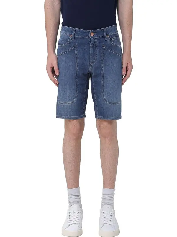 JECKERSON Slim Fit Denim Shorts - Blue
