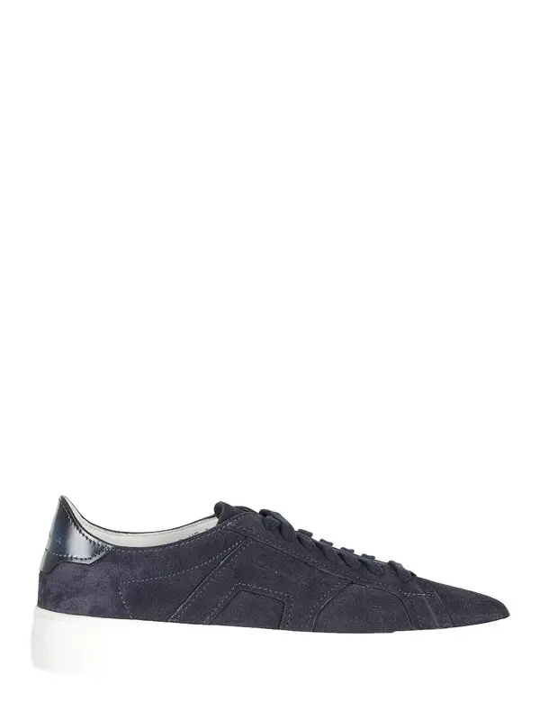 Santoni Suede Sneakers - Blue