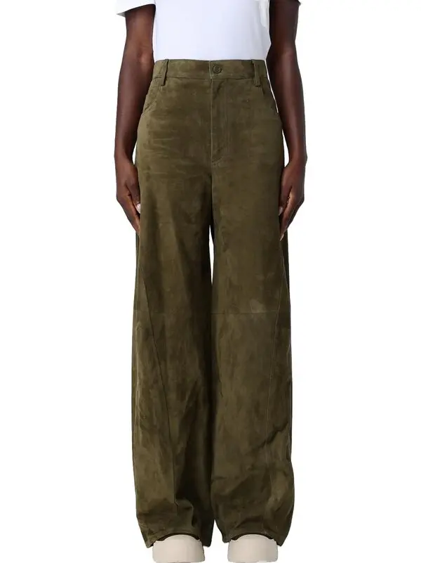Marni Wide Leg Trousers - Sage