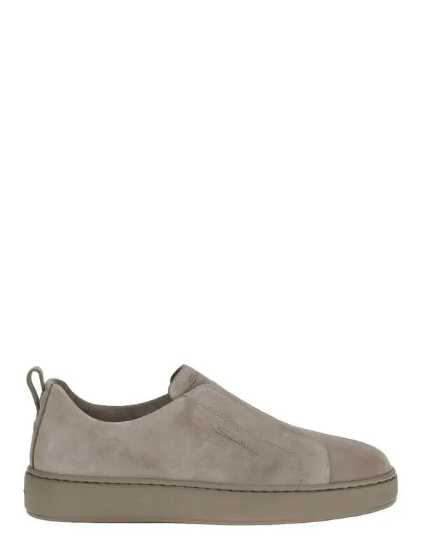 Santoni Trainers Colour - Brown