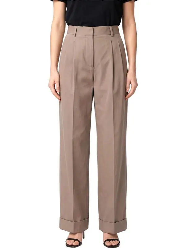 Dsquared2 Cotton Tailored Trousers - Sand