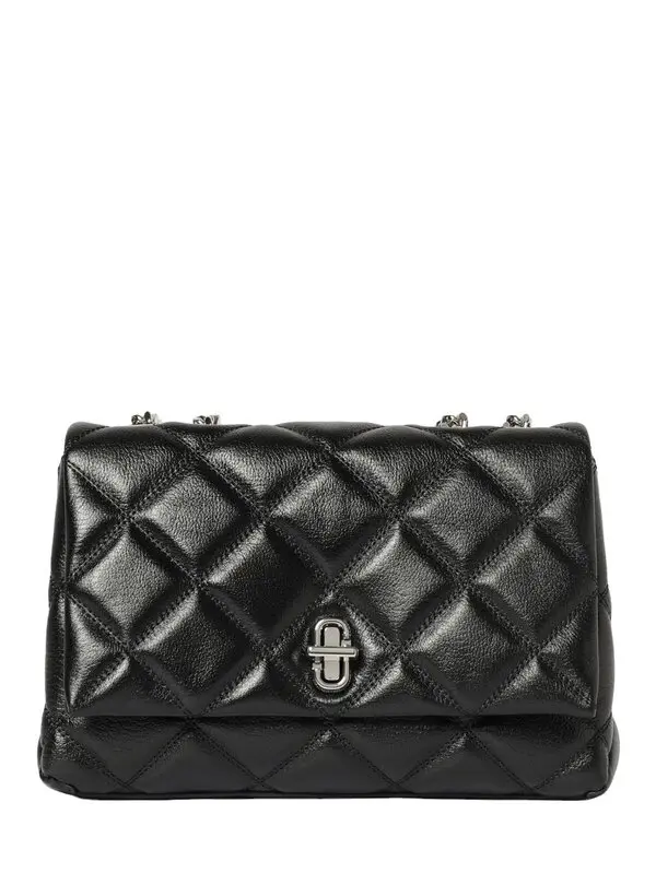 Marc Jacobs Quilted Slim Dual Leather Bag - Black