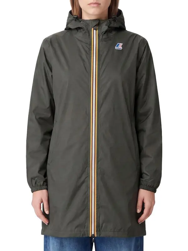 K-WAY Le Vrai 4.0 Eiffel East Technical Fabric Windbreaker - Green