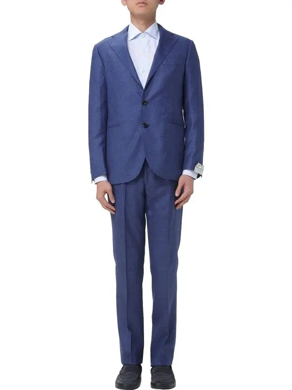 LUIGI BORRELLI Virgin Wool Blend Dress - Blue