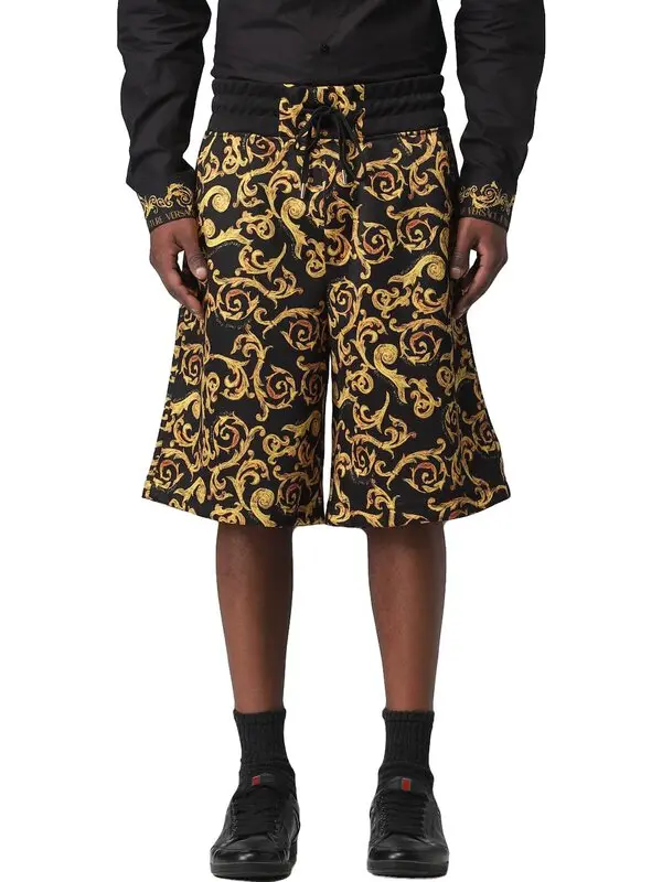 Versace Baroque Print Shorts - Black