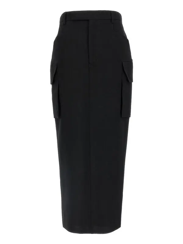 Rick Owens Cargo Skirt - Black