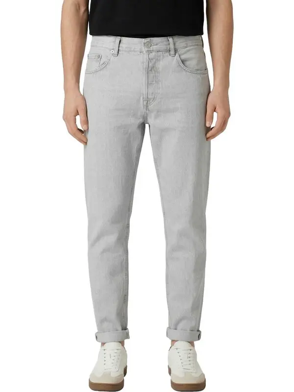 DONDUP Slim Fit Cotton Denim Jeans - Grey