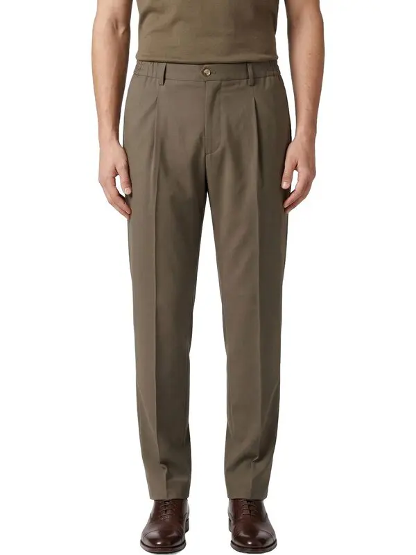 BRIGLIA 1949 Slim Trousers - Camel
