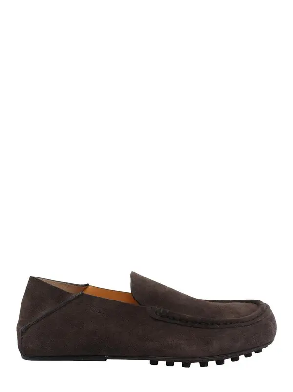 TOD'S Gommino Suede Loafers - Brown