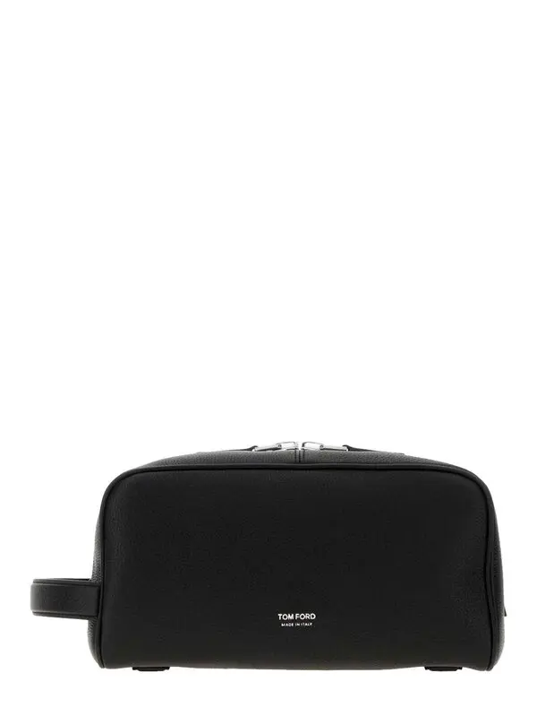 TOM FORD Calf Leather Beauty Case - Black