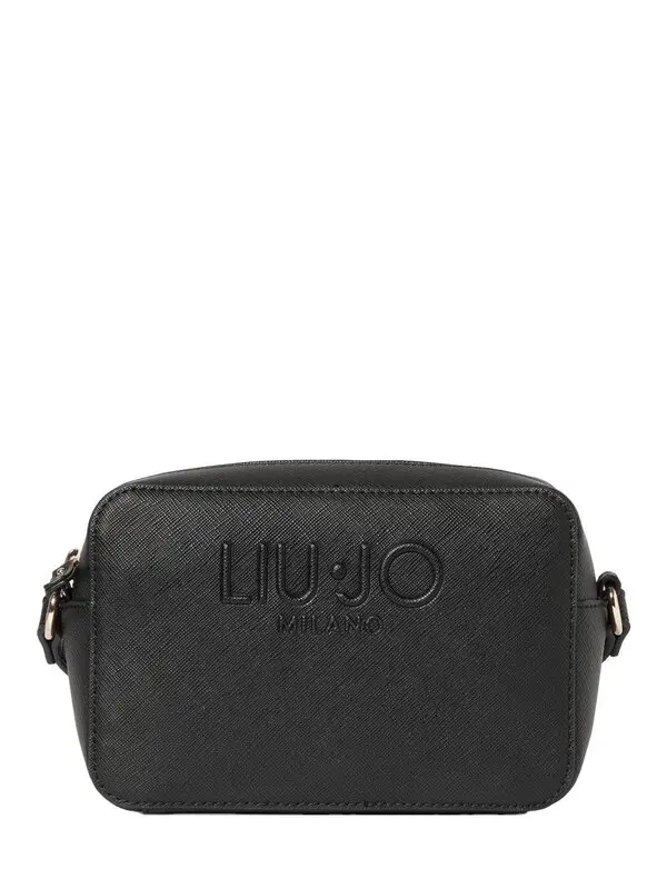 Liu Jo Saffiano Faux Leather Mini Crossbody Bag - Black