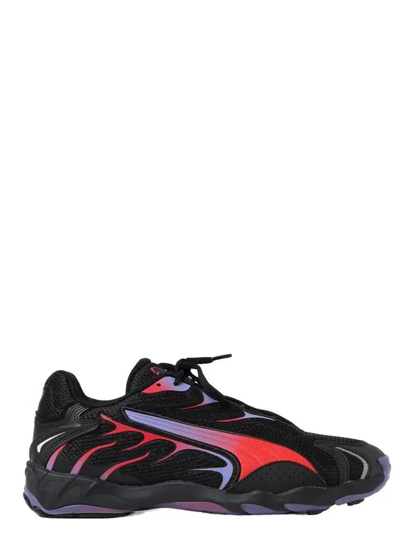 PUMA Athletic Lace-up Sneakers - Black