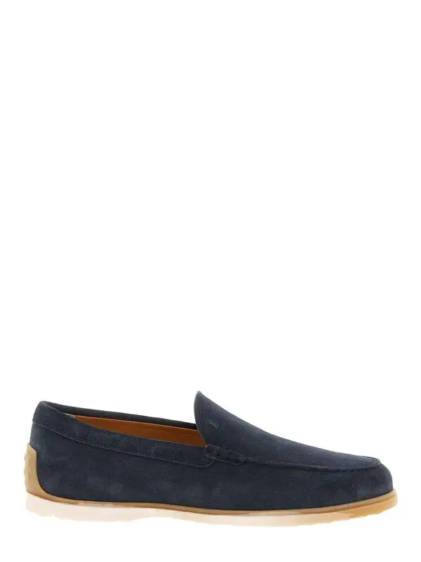 TOD'S Suede Loafers - Blue
