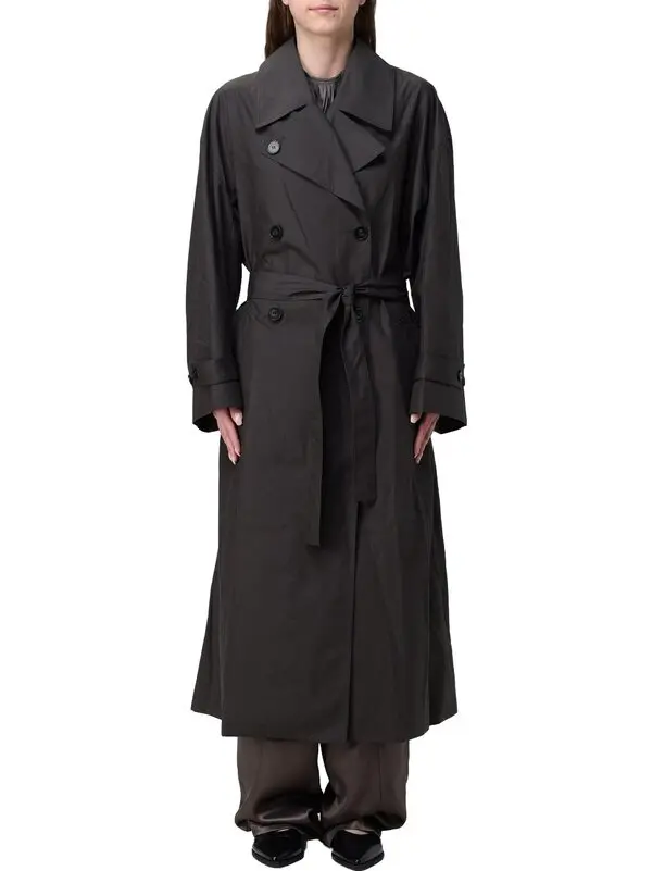 Soeur Cotton Poplin Trench Coat - Grey