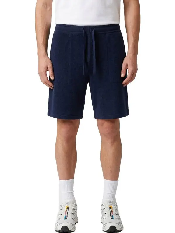 Dolce & Gabbana Cotton Blend Jogging Shorts - Blue