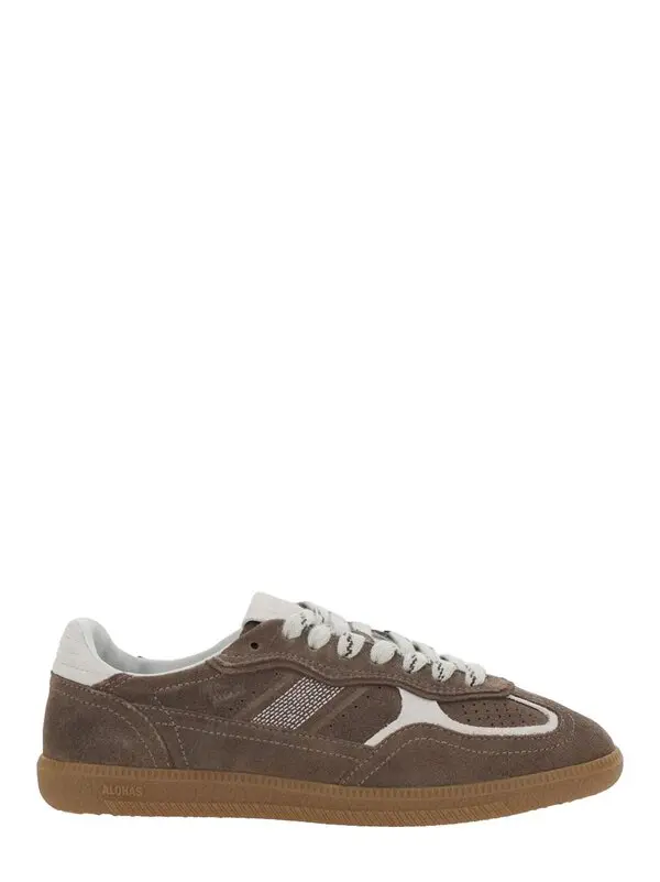 ALOHAS Lace-up Suede Trainers - Grey