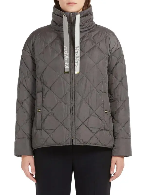 Max Mara Quilted Jacket - Grey