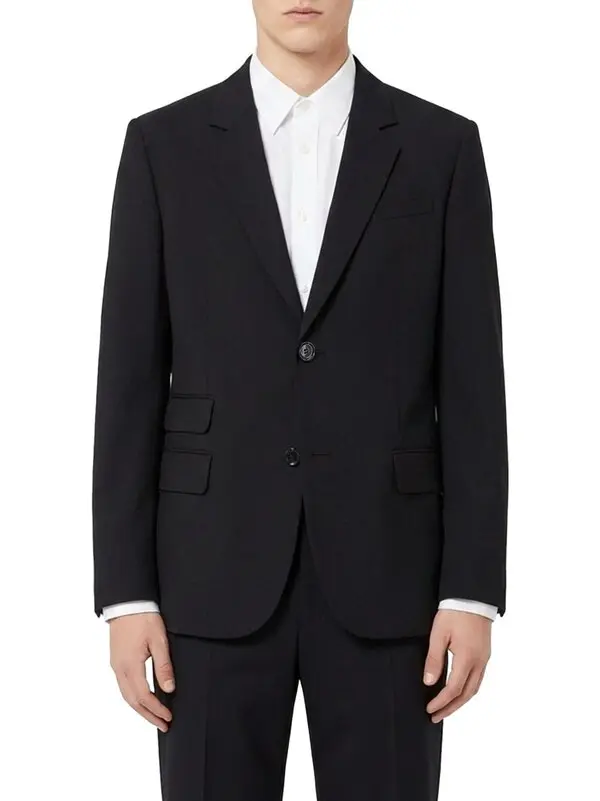 AMI Paris Single-breasted Blazer - Black