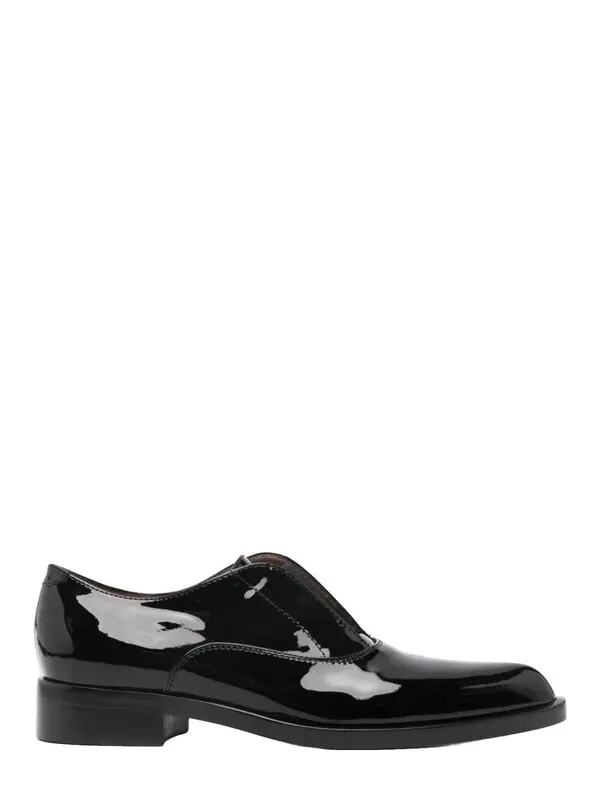 GIANVITO ROSSI Patent Leather Brogues - Black